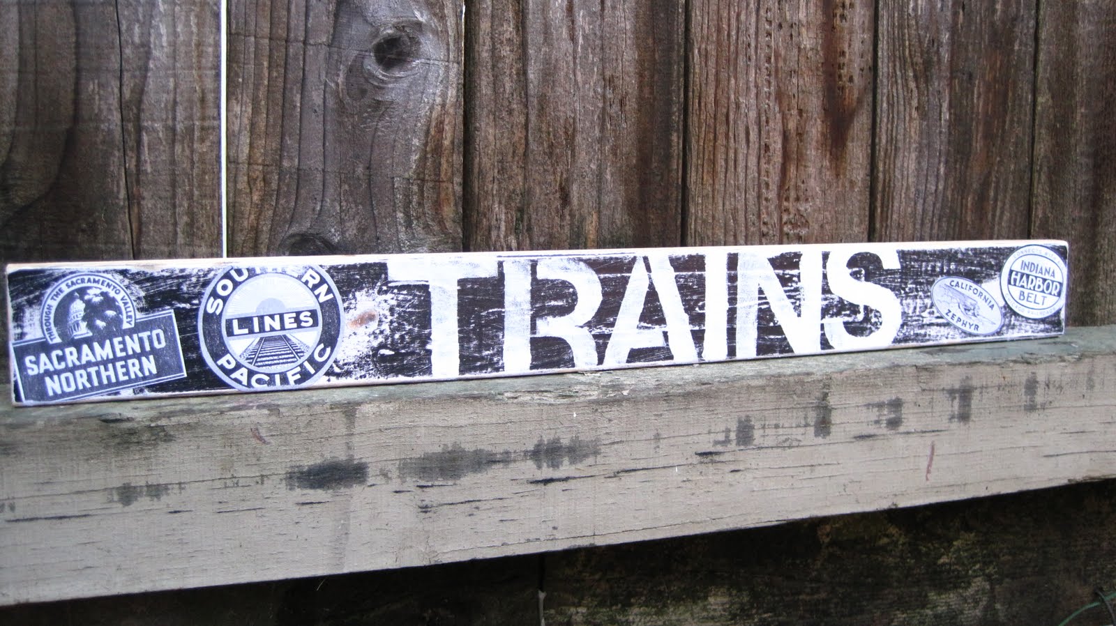 Storing Up My Treasures: "Vintage" Train Signage