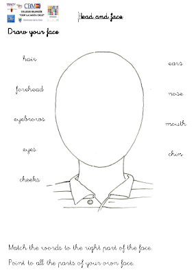 100 YEARS TEACHING CHILDREN: Draw your face