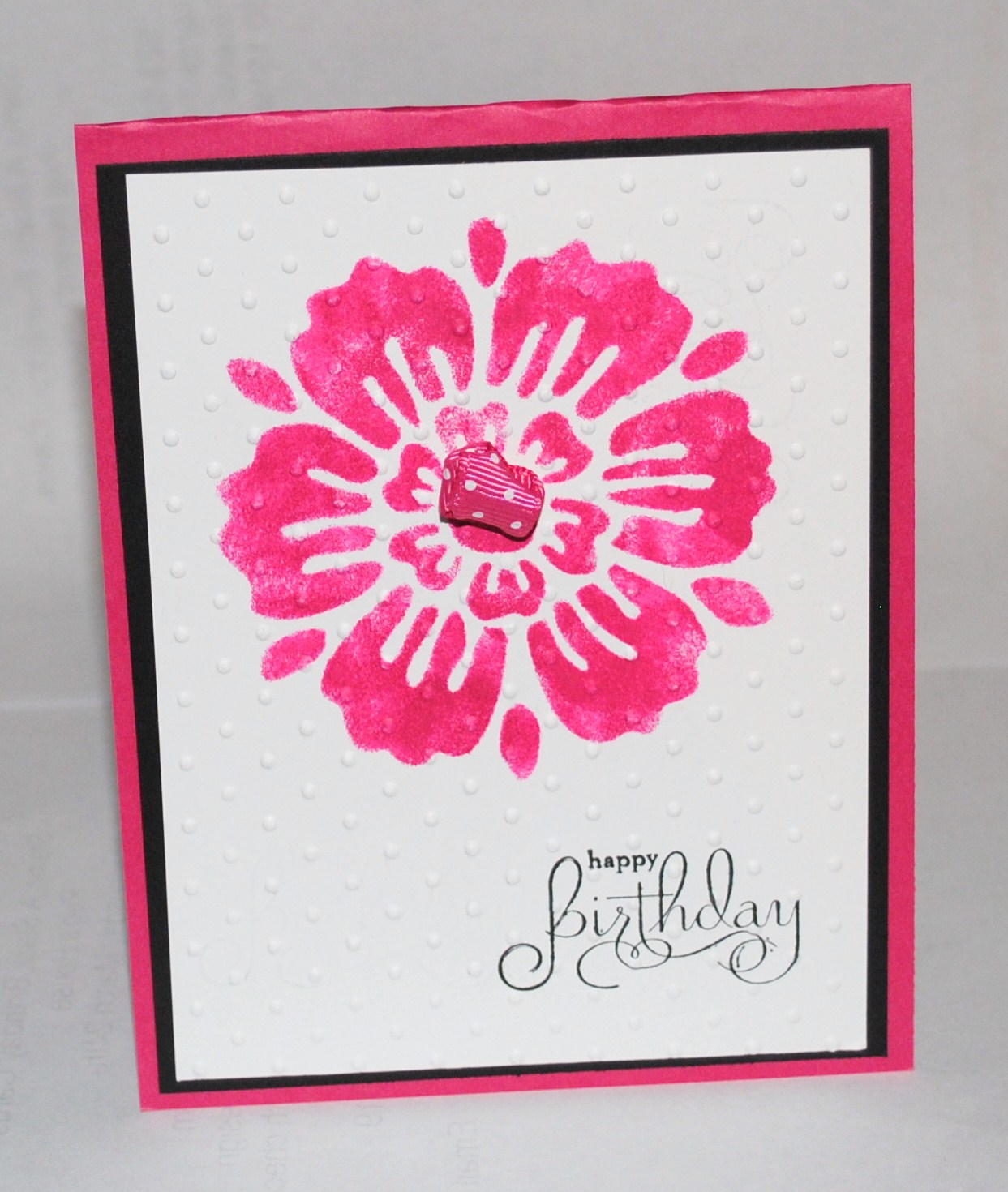 Stamping Ideas with Peg: Stencil Birthday Cards
