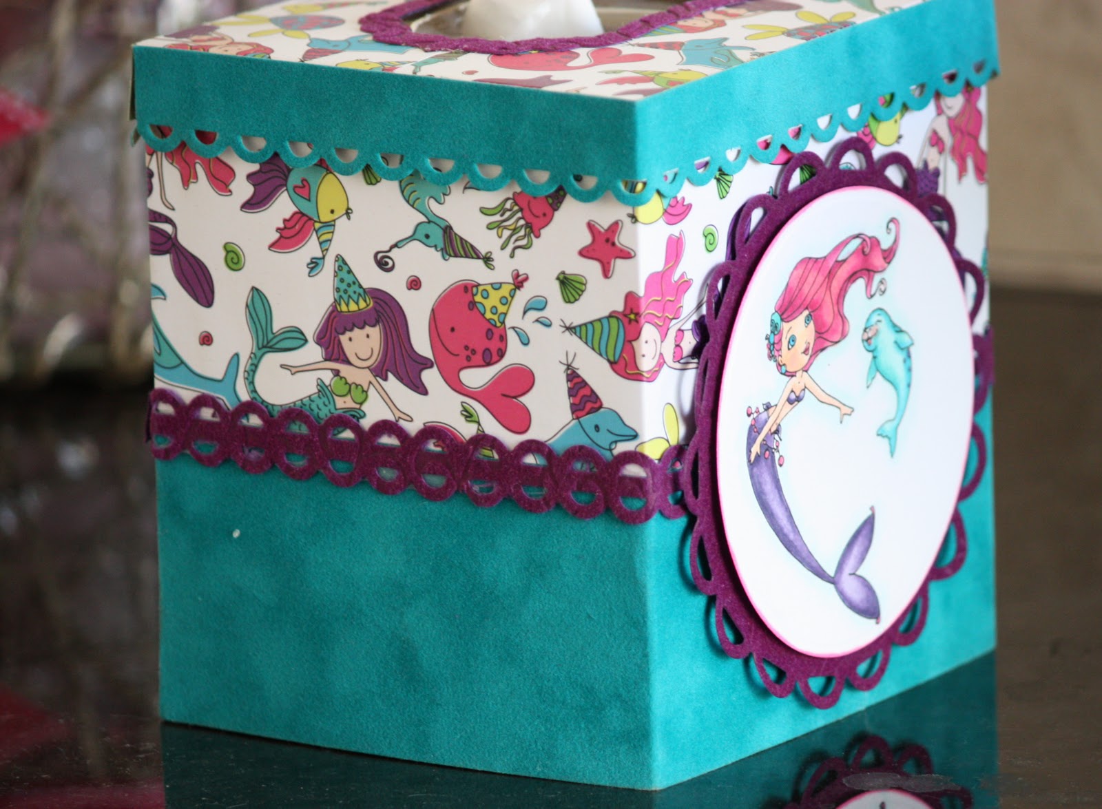 CraftDee Donna: Mermaid Tissue Box
