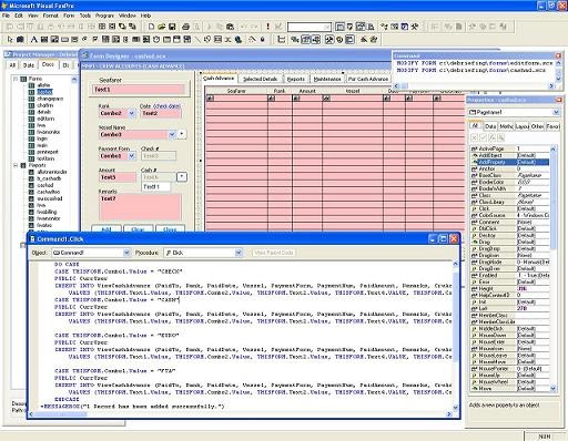 Microsoft Visual Foxpro: FoxPro Window
