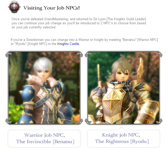 Project Revolution - Ragnarok Online: RO2: Job NPCs