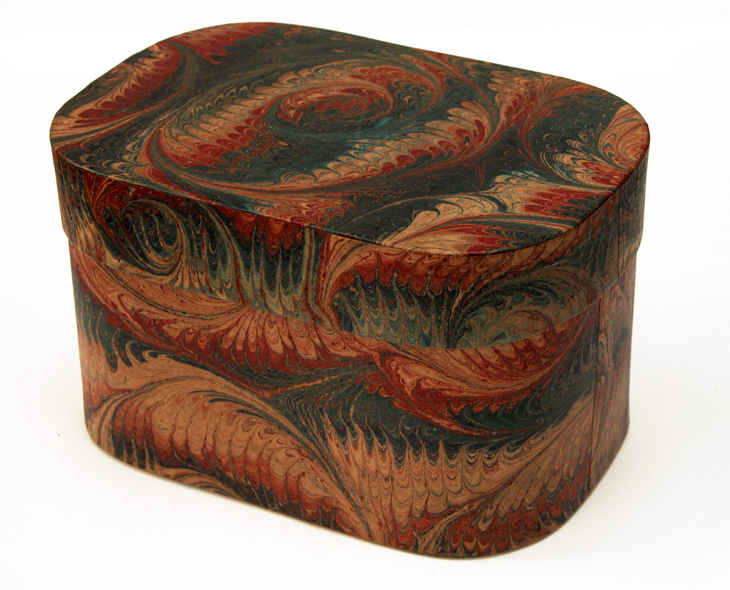 Mississippi Sisters: Marbled Paper Covered Box
