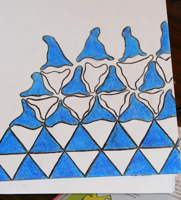 Ten kids and a Dog: Tessellations: Geometric Art