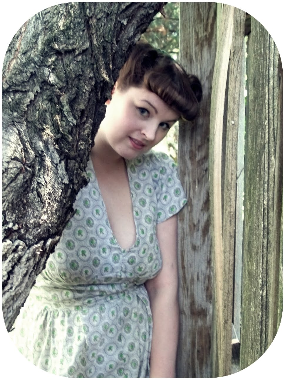 Snood Snob and the Dress She Made / Va-Voom Vintage | Vintage Fashion ...