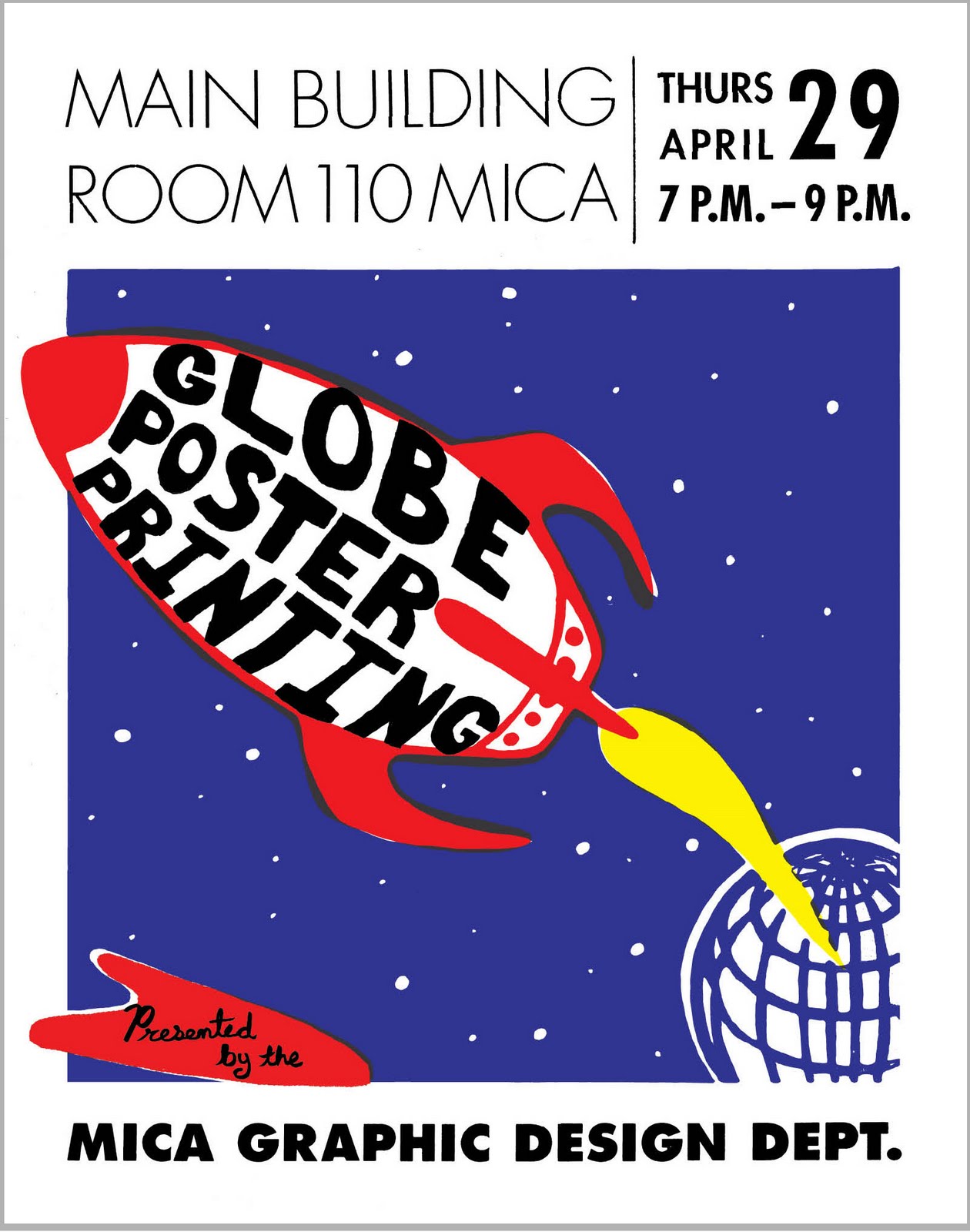 Bethany Maddock Graphic Design: Globe Poster