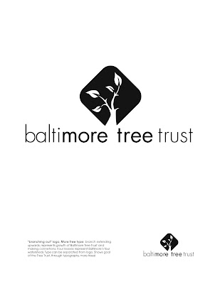 Bethany Maddock Graphic Design: Baltimore Tree Trust Logo Design