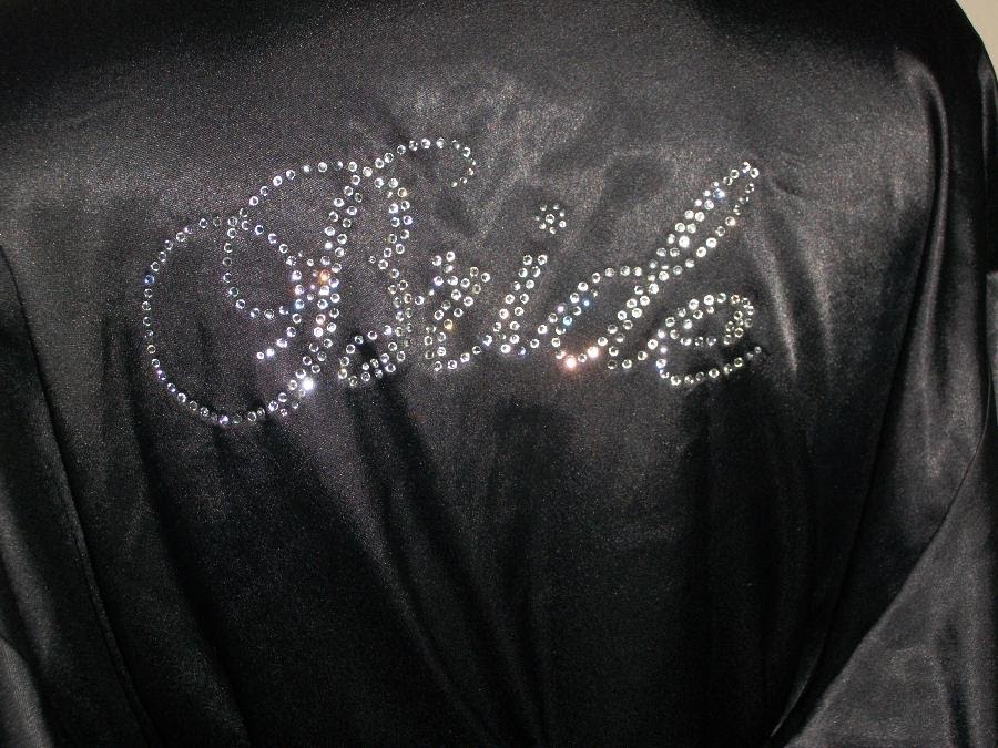 Satin Clothes: Victoria's Secret Rhinestone BRIDE Robe