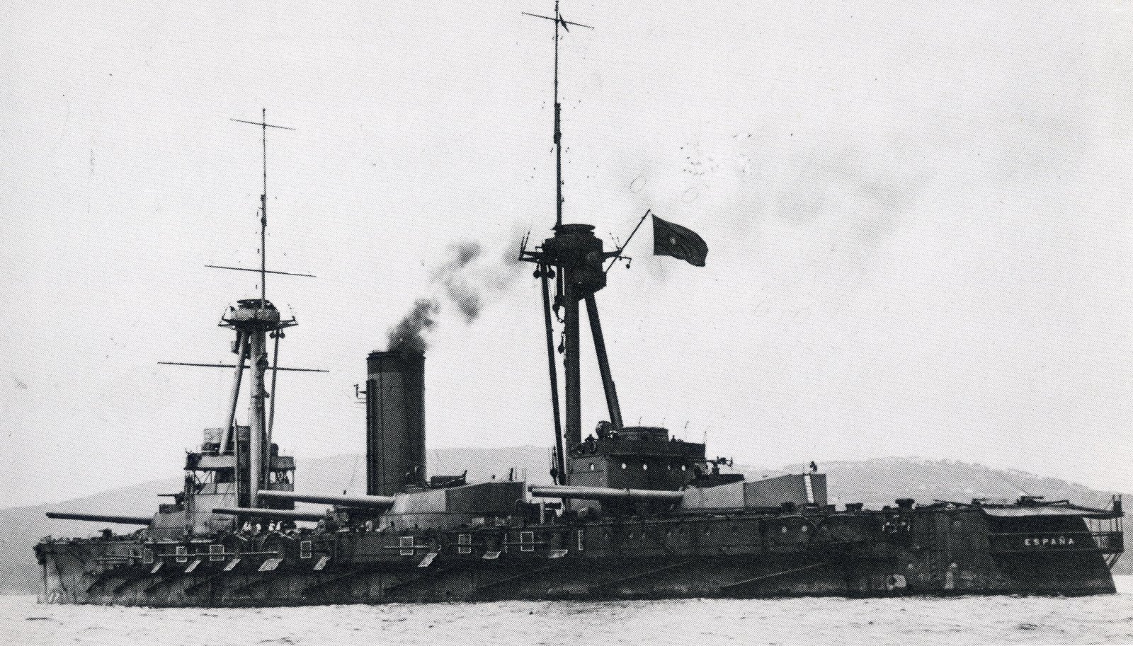 España-class battleship vs Later Predreadnoughts/Semi-dreadnoughts ...