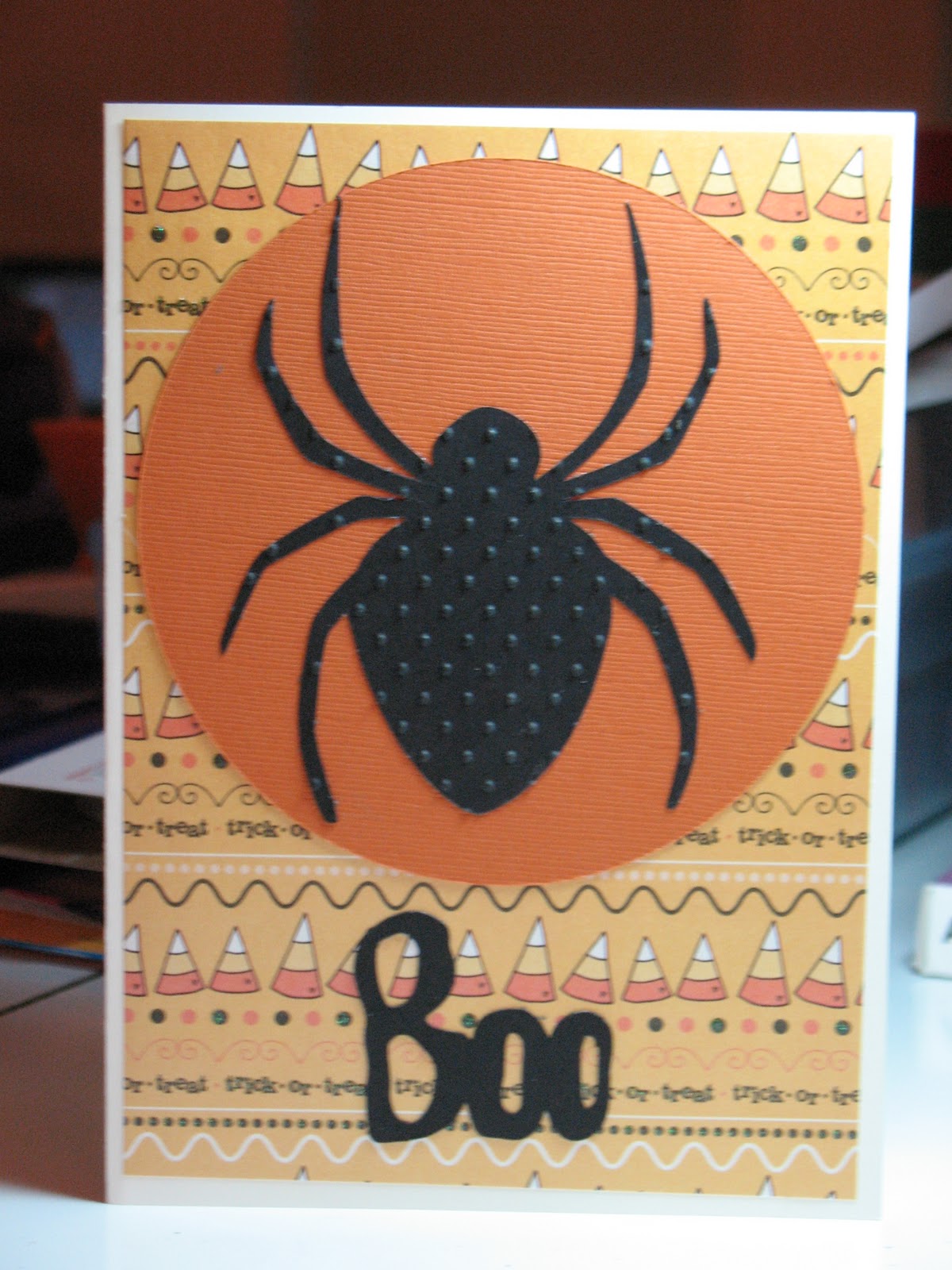 Debbies Creations: Spider Halloween Card