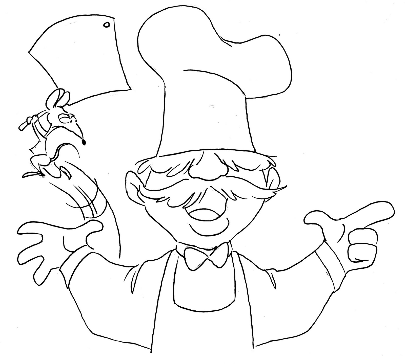 Rizzo The Rat Coloring Pages