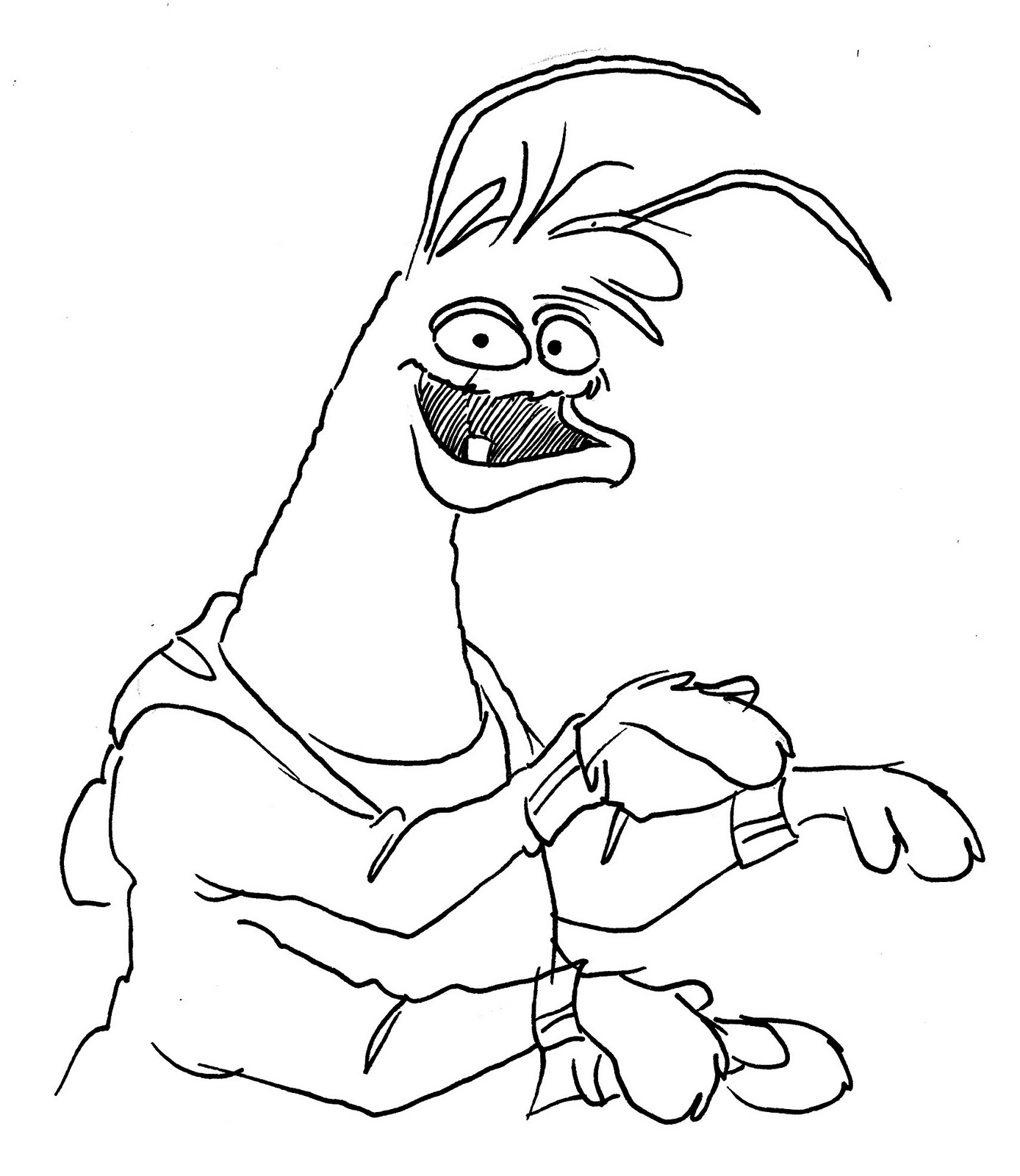 Rizzo The Rat Coloring Pages