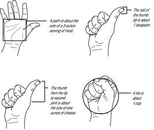 Hungry For Living: Weight Watcher Wednesdays! Portion Sizes