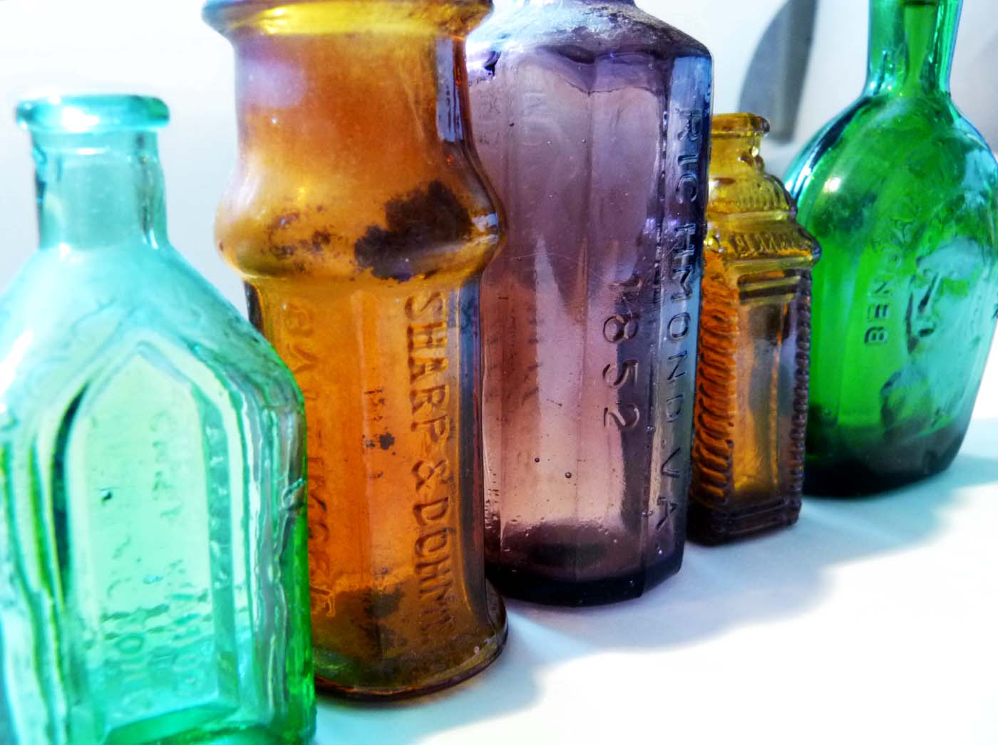 RobinCharlotte ~ Nature Fashion Art: antique elixir bottles