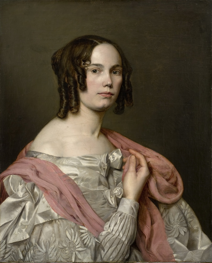 Classify lady from 1800's portrait