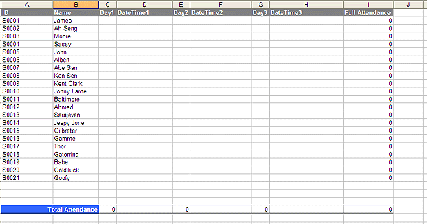 SG Barcode : Simple Attendance Registration Software using Barcode ...