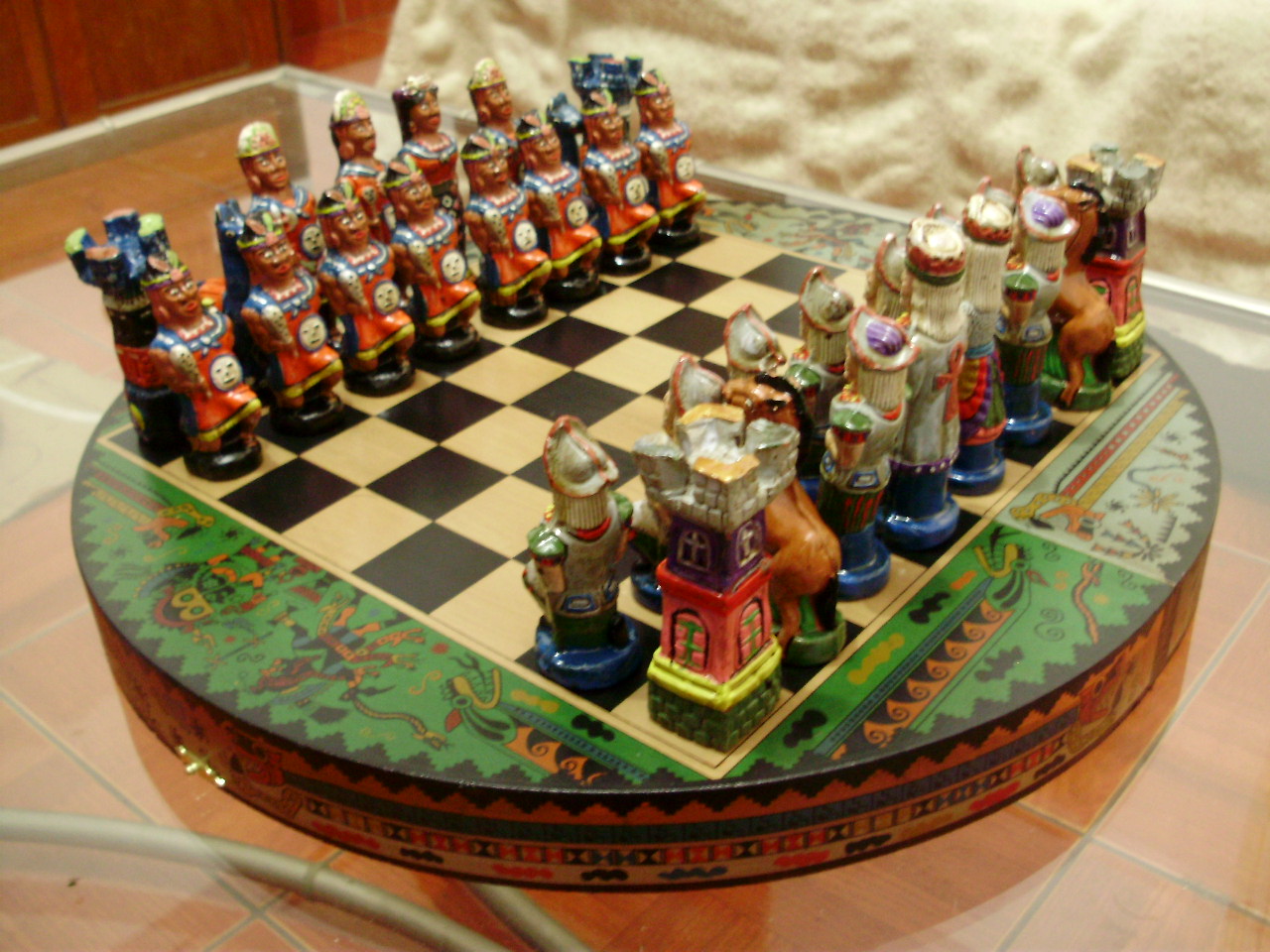 Artesanias E&E Peruvian Art for the World: MODELS CHESS SET INCAS VS ...