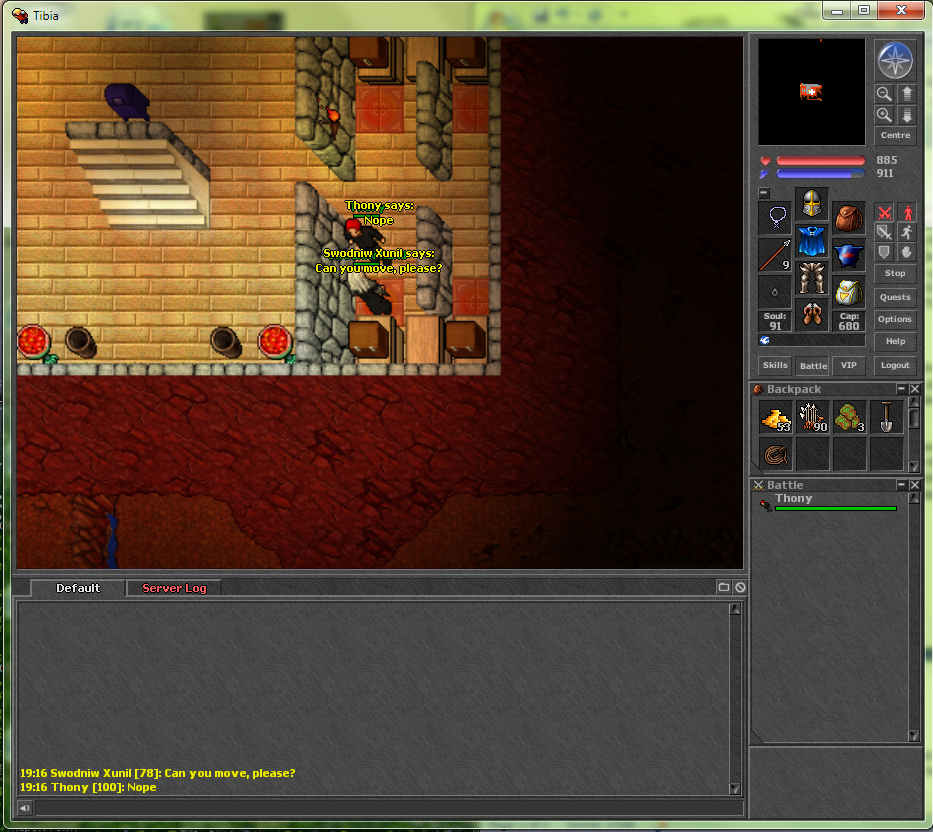 Rule of Six: MMORPG Review: Tibia