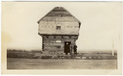 Anonymous Works: 1930's Photo of a Top Heavy House