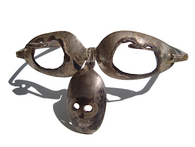 Anonymous Works: 1940's Folk Art Spoon Mask