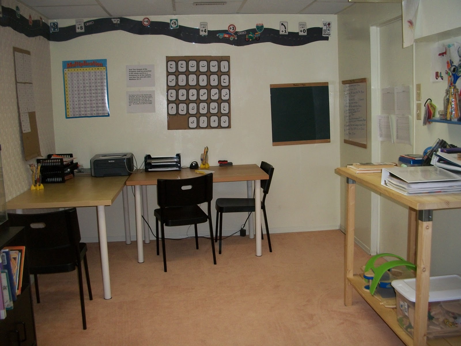 New School Room – Eclectic Homeschooling