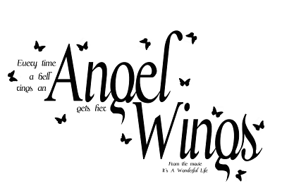 Inspired Mommie Designs: An Angel gets her wings- wordart freebie