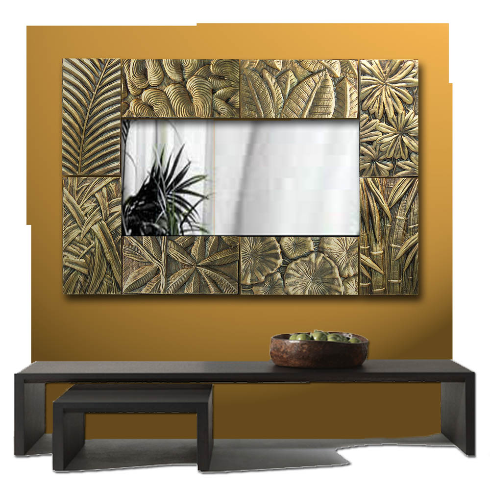 The Midas Touch a.k.a. 3dwizart: Tropical Leaves Mirror