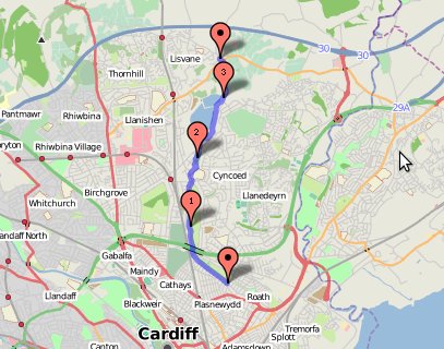 Drunken Ramblings: Cardiff Pub Walks: Roath to Lisvane - 3.5 miles