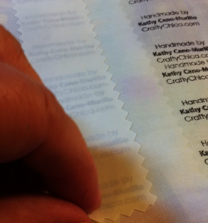 DIY Fabric Labels - Crafty Chica