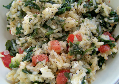 On My Menu: Spinach and Feta Rice
