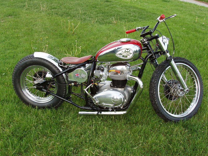WEED HARDTAIL CHOPPERS/BOBBERS: BSA hardtail