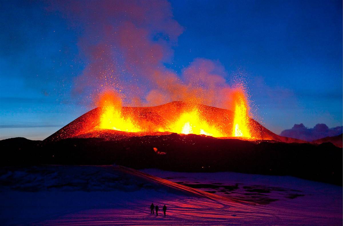 Just getting your attention: EYJAFJALLAJOKULL VOLCANO ERUPTS