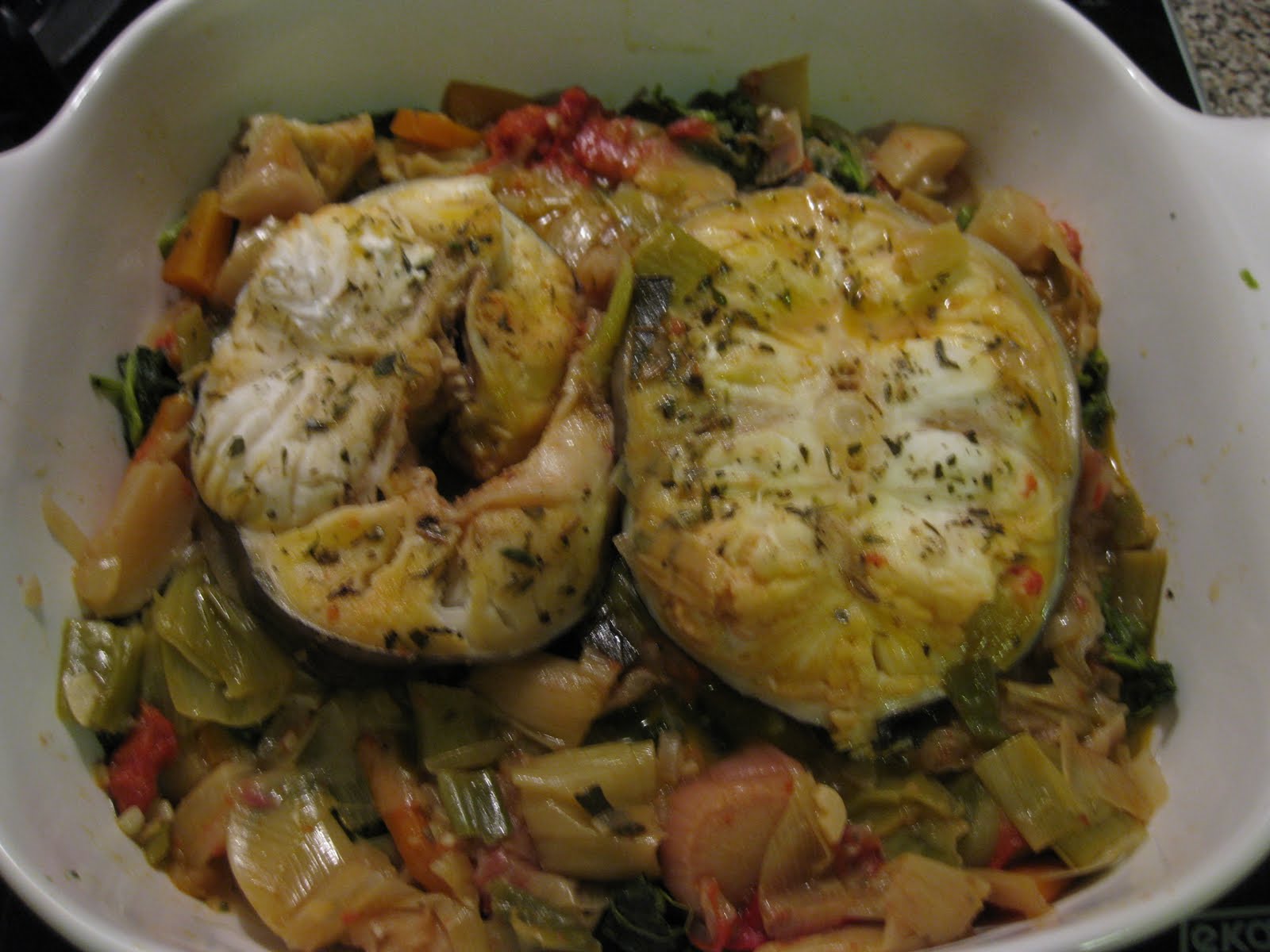 Receitas do Bardãos e da Mininha: CONGRO GRATINADO COM LEGUMES