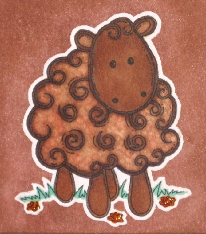 PEP & Paper: Chocolate Chip Sheep in Mint Green Pasture