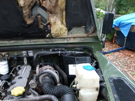 Land Rover 200 Tdi Defender owner: Replacing the Heater Matrix on the ...