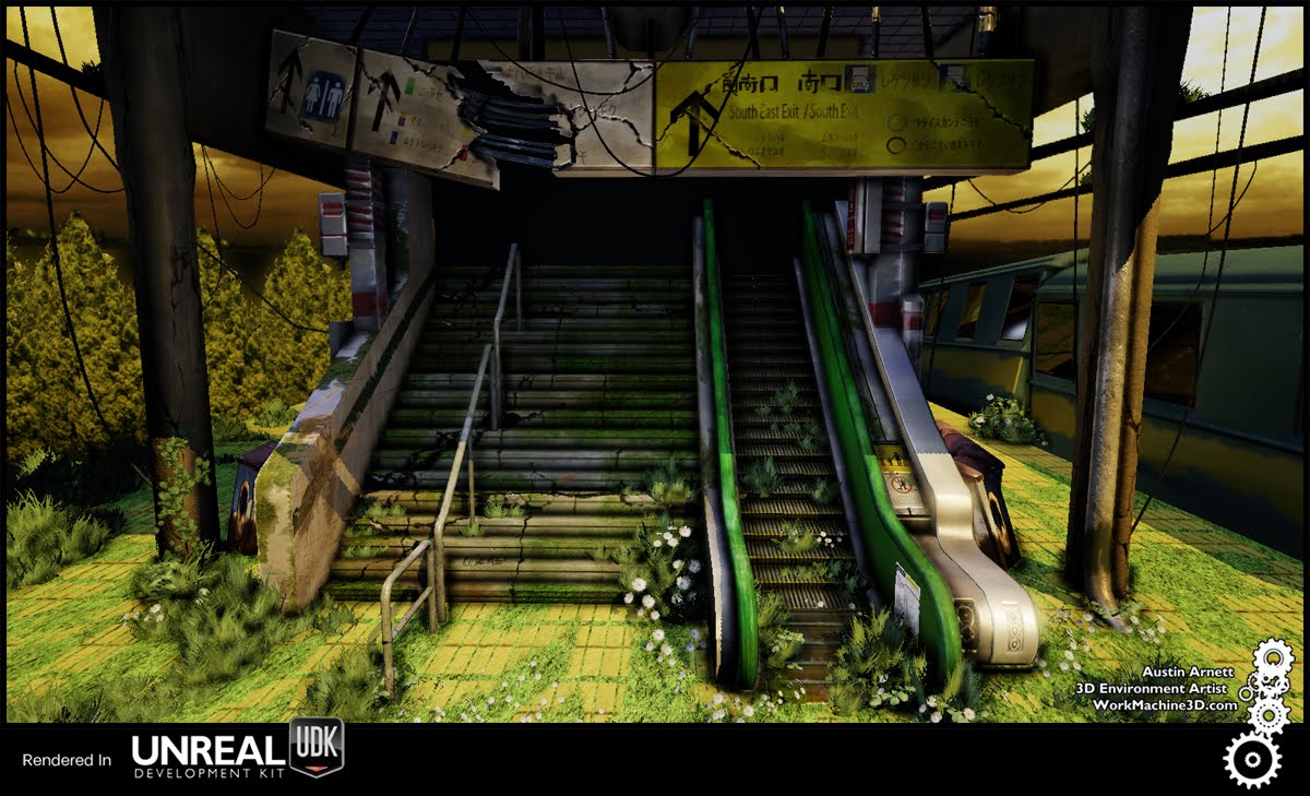 WorkMachine3D: Post Apocalyptic Subway