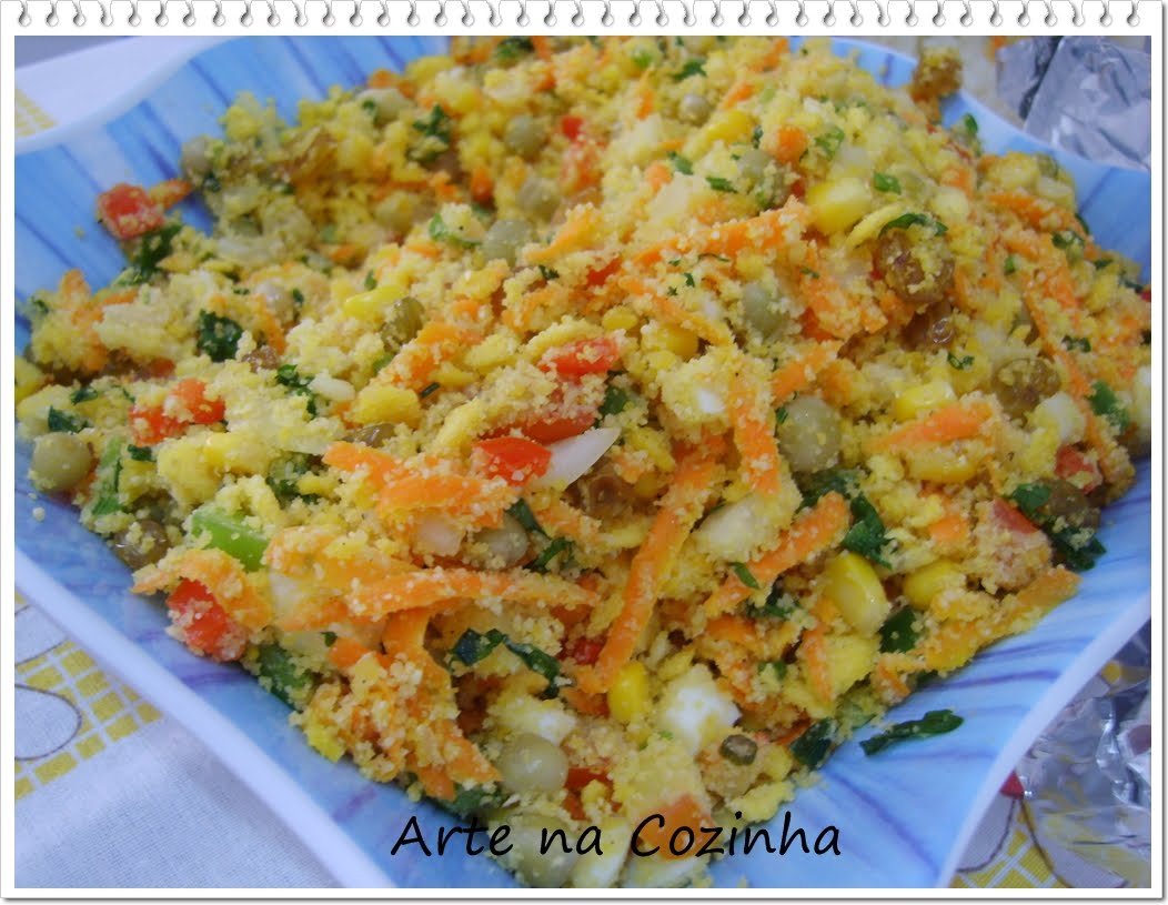 MEU CANTINHO DE RECEITAS DELICIOSAS: FAROFA FRIA