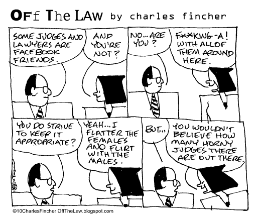 Off The Law cartoons by Charles Fincher, Esq., from Lawcomix: Facebook ...