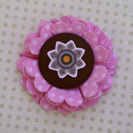 Circle Scallop Flower Tutorial - 17turtles Juliana Michaels