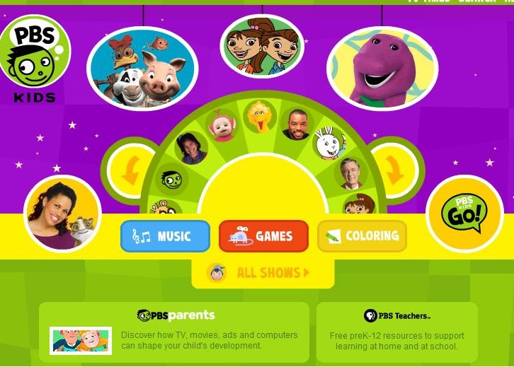 CaDeRnO QuAdRiCuLaDo E dE lInHaS: PBS KIDS