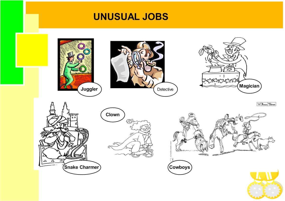 The English Corner: UNUSUAL JOBS (UNIT 8)