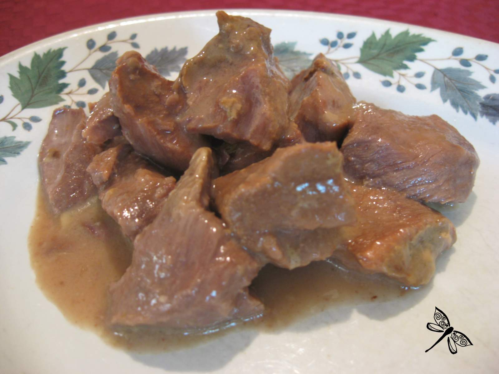 Libellule et ses spatules: Bouilli de boeuf