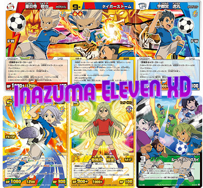 Inazuma Eleven XD - Sempre com a bola no alto: Cards Inazuma Eleven