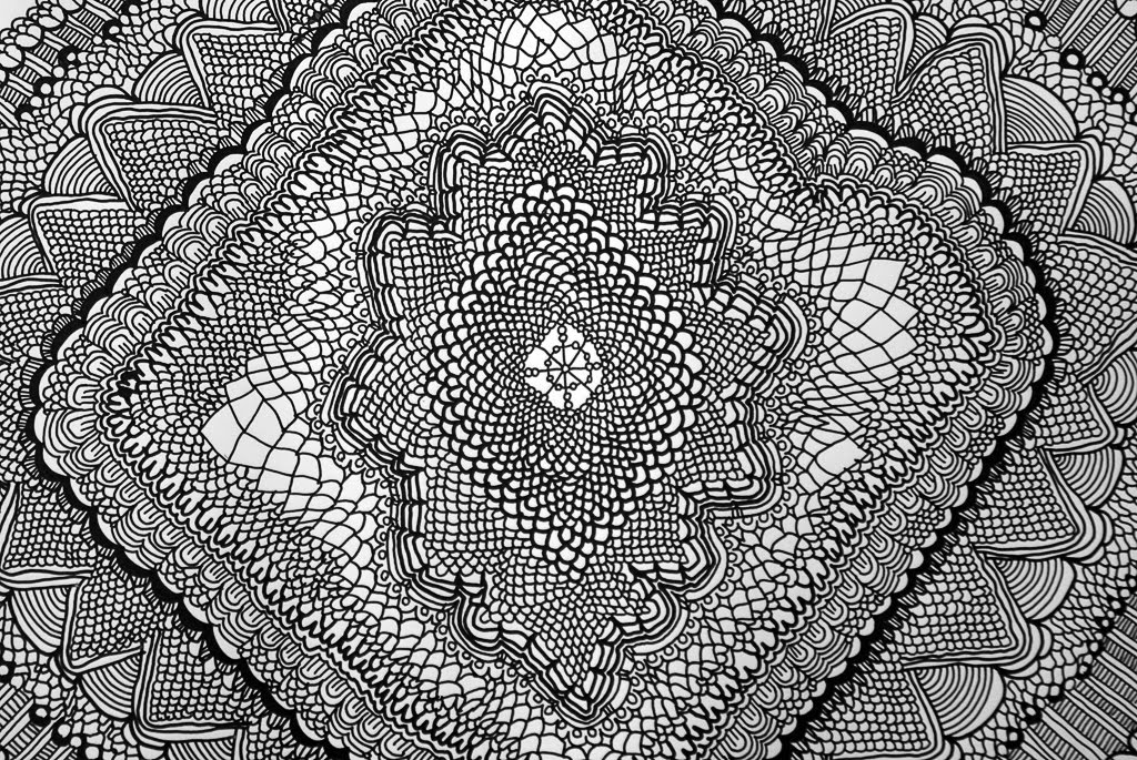 Hansje - Sketches: Lace Doodle - Table Sheet