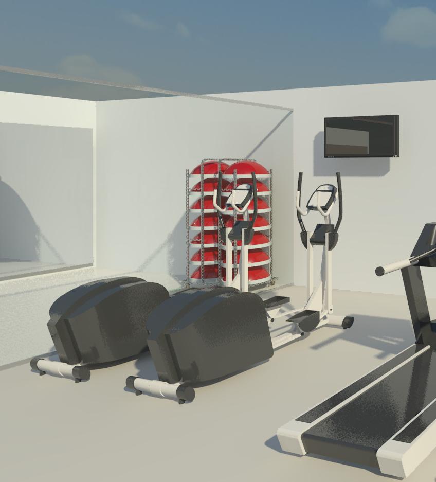 Revit Families for Architecture: Gymnasium Equipment