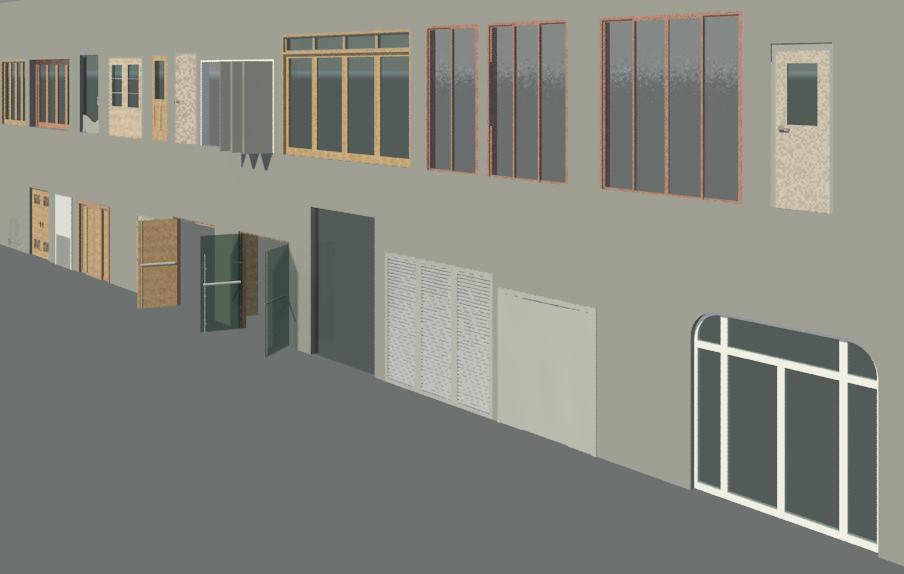 Revit Families for Architecture: Doors