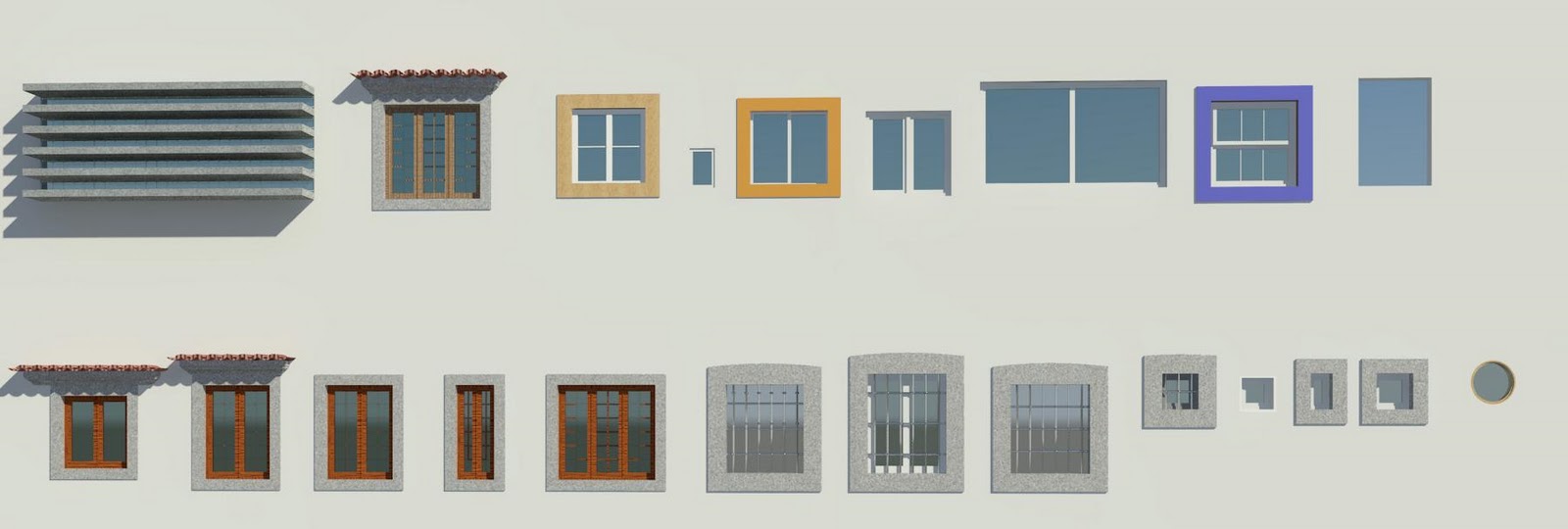 Revit Families for Architecture: Windows