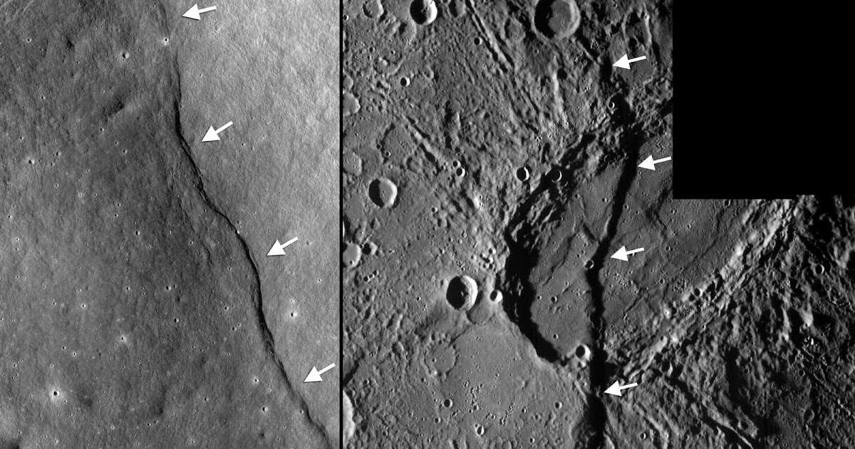 Scarps On Mercury