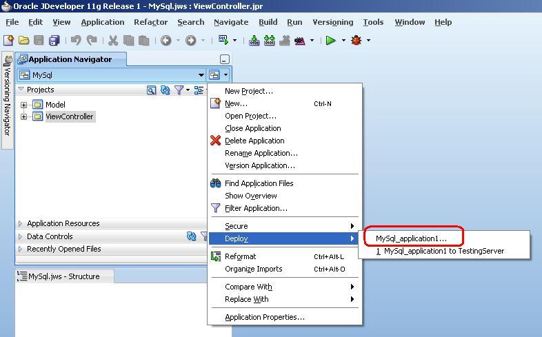 Zeeshan Baig S Blog Deploying Mysql Based Adf Application To Weblogic Server