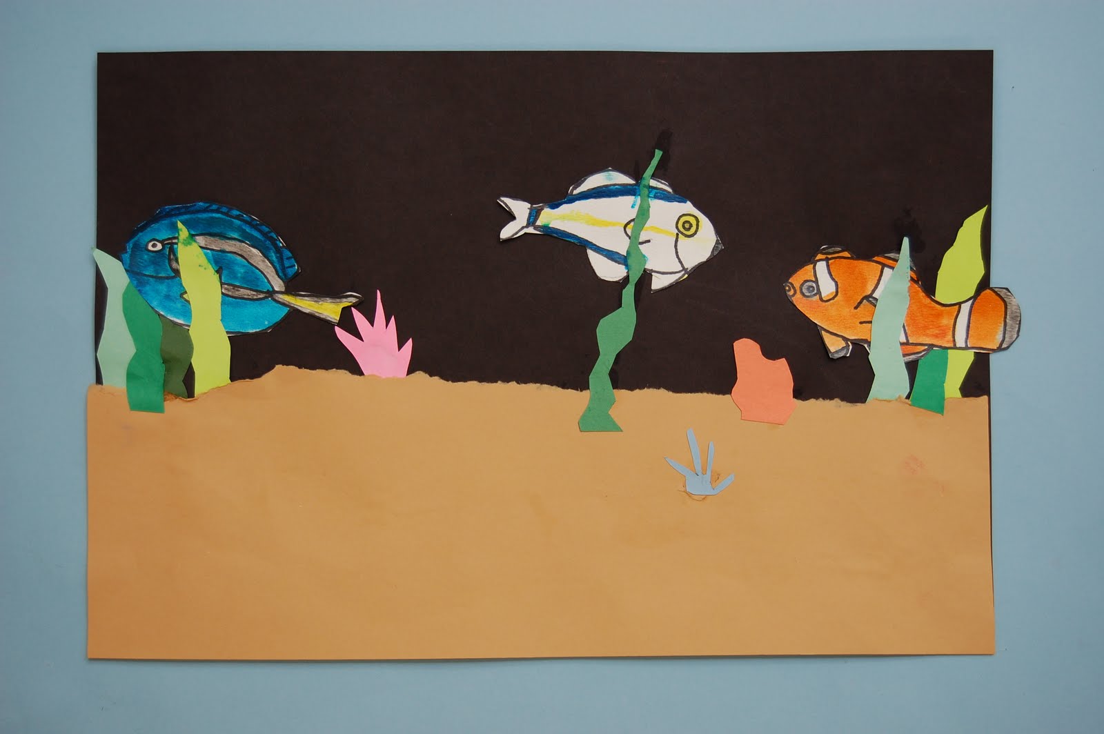 super happy art class: Under the Sea Collage